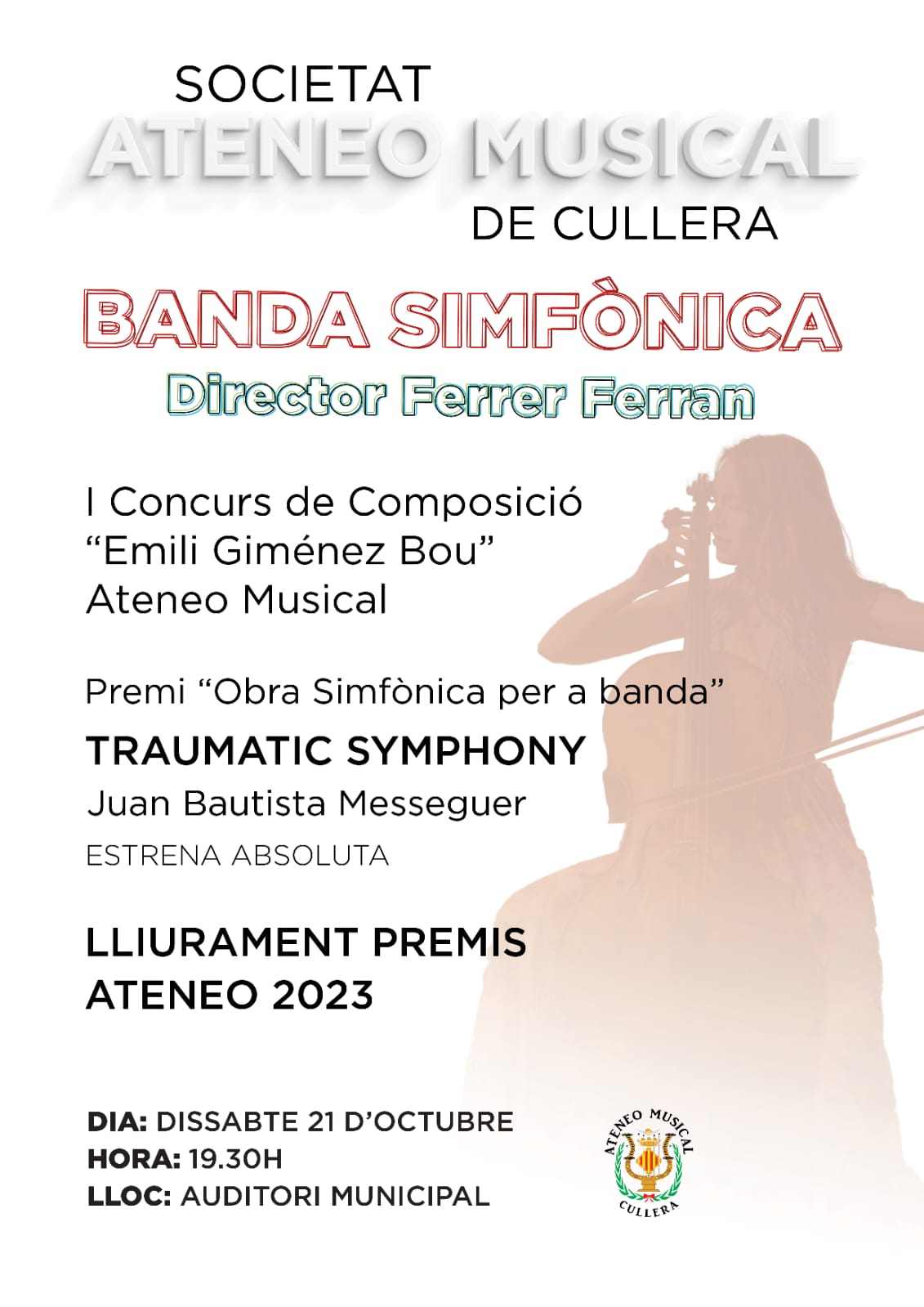 Lateneo Musical De Cullera Acomiadarà Ferrer Ferran Amb Lestrena Del