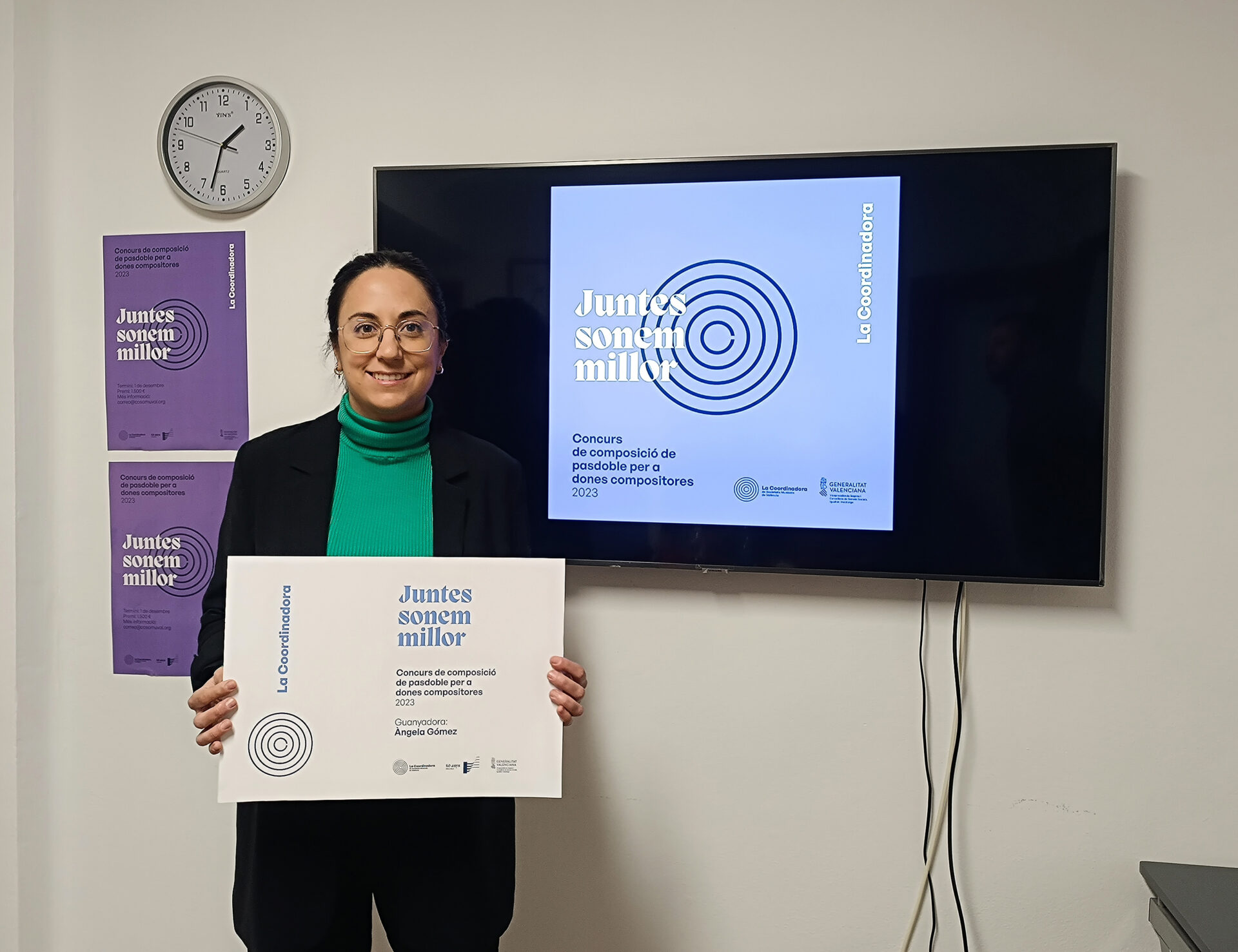 Àngela Gómez gana el Concurso de Composición de Pasodoble para Mujeres ...