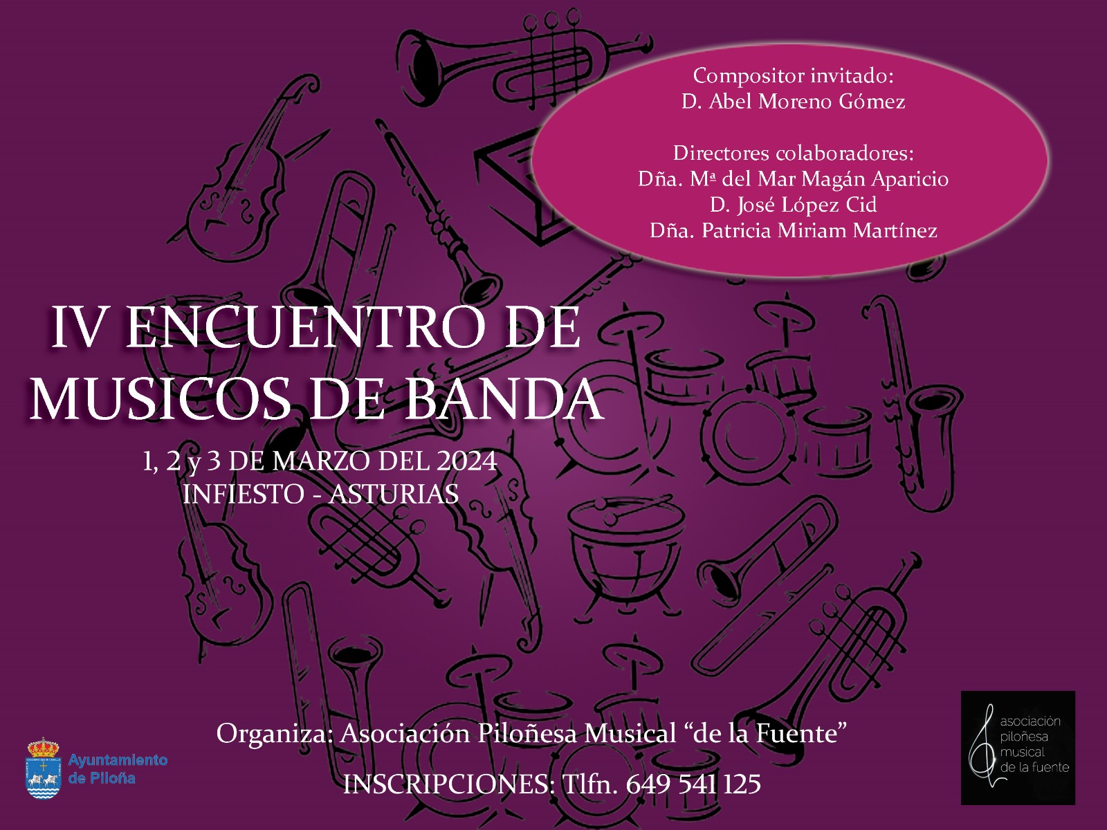 Encuentro Nacional de Músicos de Banda en Infiesto (Asturias) - CESM